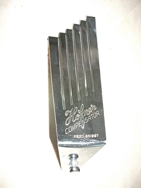 Hofner compensator tailpiece 1958 nickel | Reverb