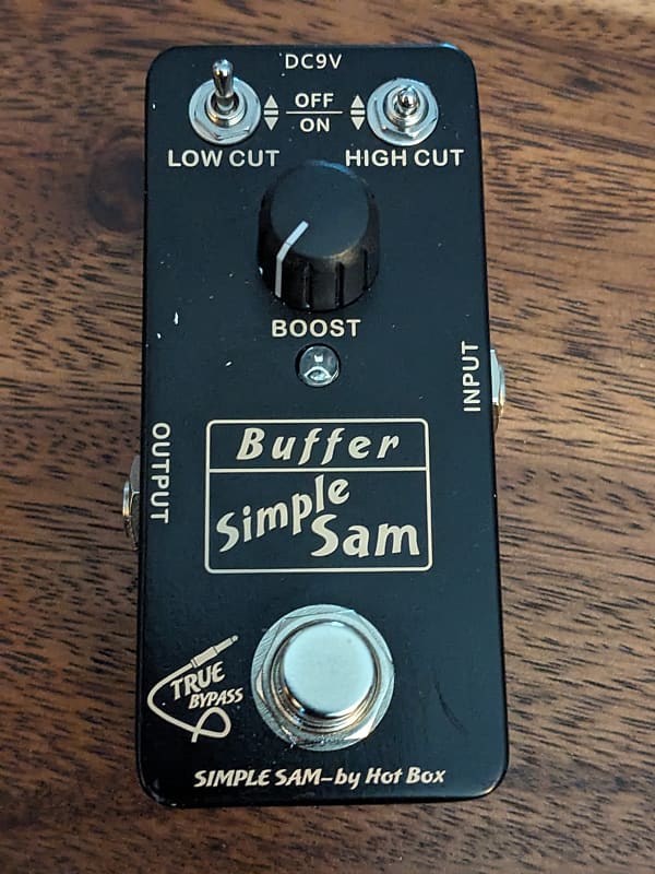 Hot Box - Simple Sam Buffer Micro Guitar Effect Pedal True | Reverb