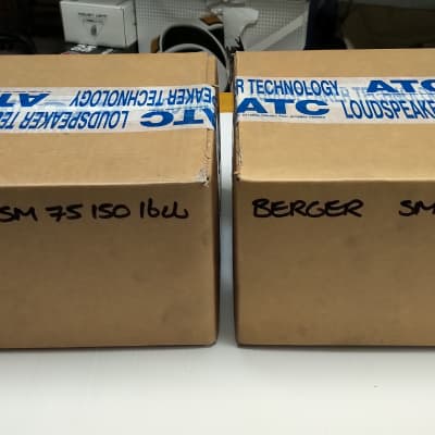 ATC ATC SM75-150 Soft Dome Midrange 16 Ohms (Pair) 2015 NOIR | Reverb