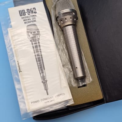 ☆Vintage 1980s Primo UD-999 NOS Dynamic Mic w/ Original Case, | Reverb