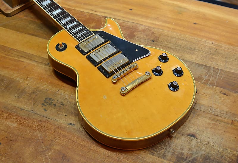 Aria Pro II LP-650N Les Paul Custom Natural 1977' | Reverb