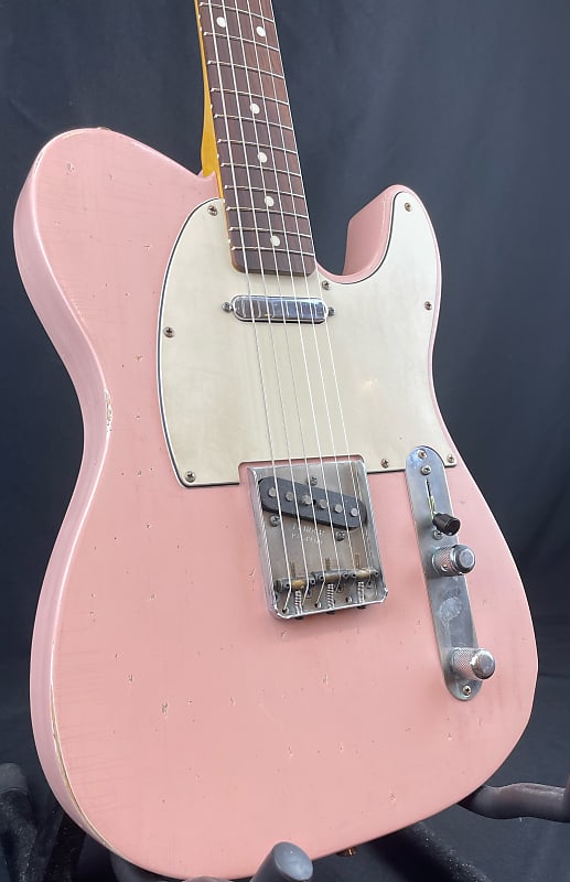 Custom/Hybrid Telecaster, Heavy Relic, Shell Pink | Reverb