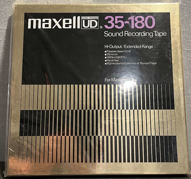 Maxwell 35-180 Hi Output Mastering Tape(NEW) - 1/4" | Reverb