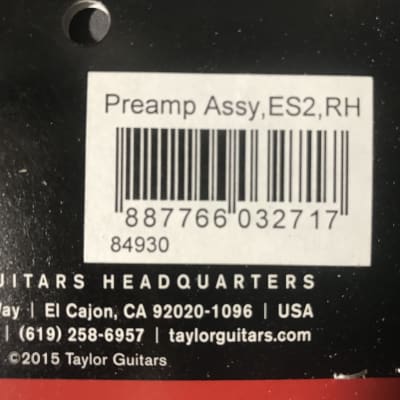 Taylor ES2 Expression System Preamp Assembly | Reverb