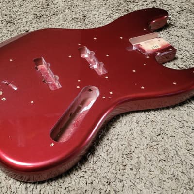 Relic ‘60s Style Jazz Bass Body - MJT - Candy Apple Red Nitro | Reverb