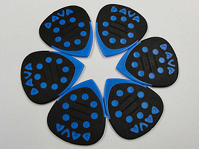 Dava Control Grip Tip Guitar PICKS 6 PICKS Blue | Reverb