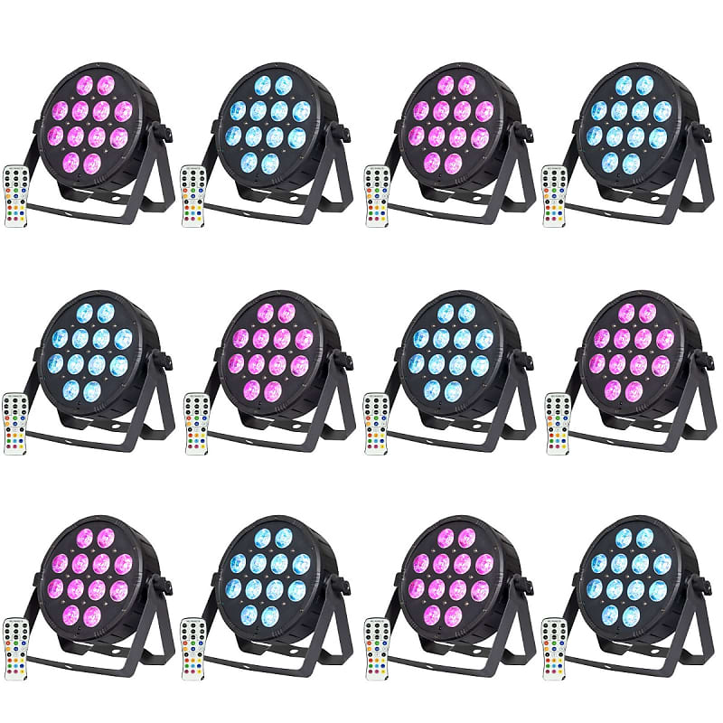 ColorKey CKU-2261 RGBAW+UV VividPar HEX 12 PAR Light 12 Pack | Reverb