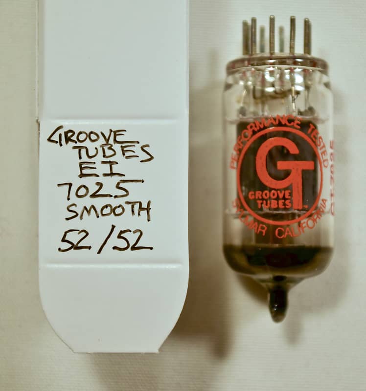 Groove Tubes Ei 7025 #1 12AX7 Tubes Groove Tubes Smooth Plate | Reverb