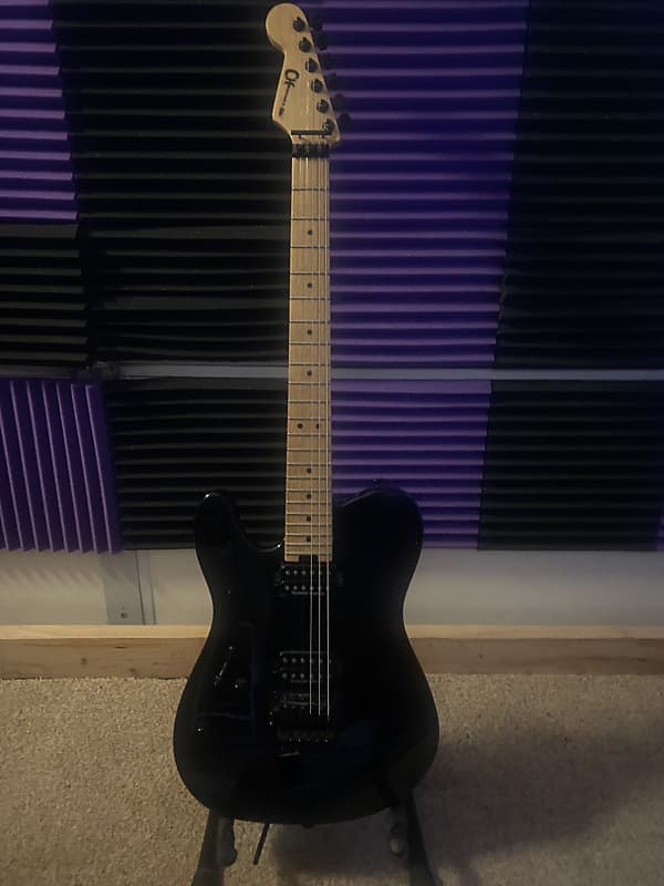 Black Left handed Charvel Telecaster | Reverb