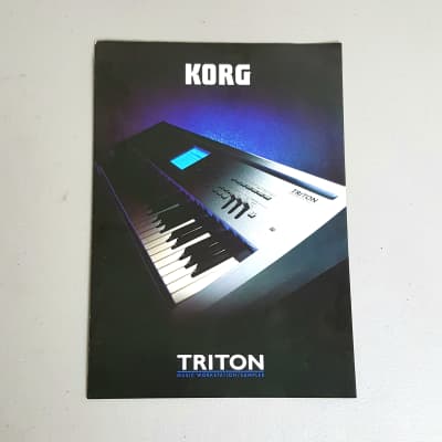 Korg Triton Keyboard Series - Original Brochure! | Reverb