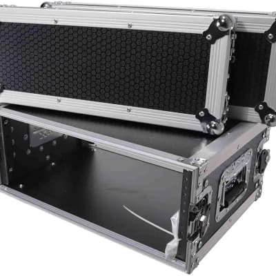 4U Deluxe Effects Rack 7" Deep Rail to Rail W/Handle | Reverb