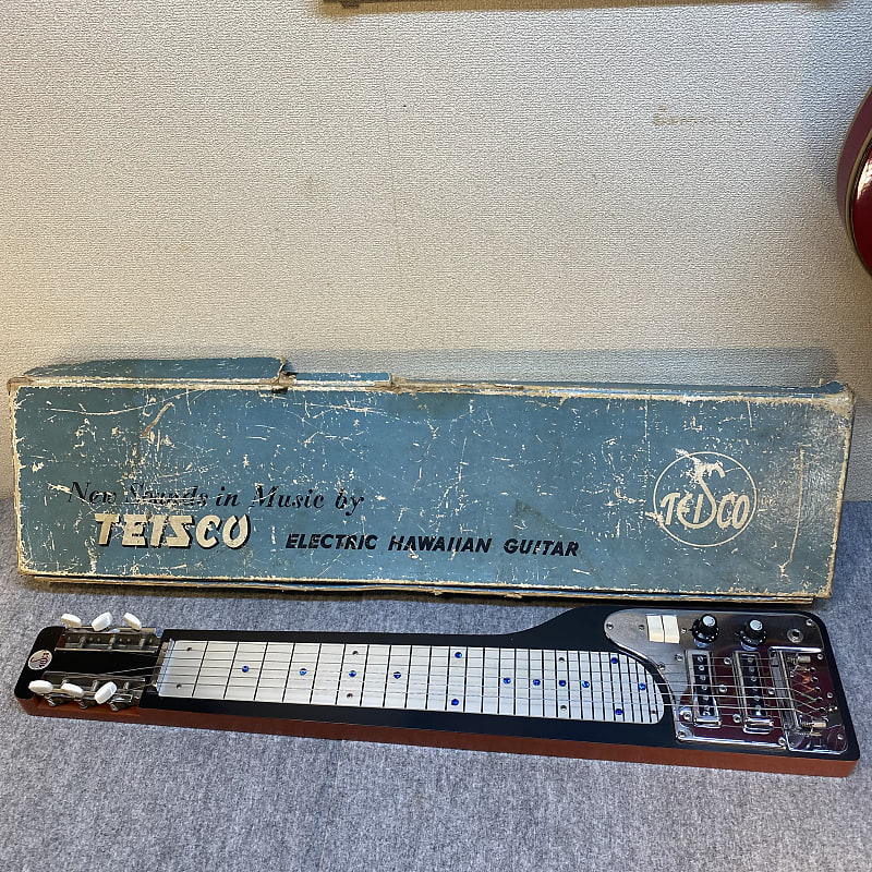 Amazing, Teisco EG-DB2 lap steel guitar in the original box | Reverb