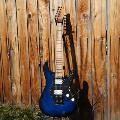 Schecter Diamond Series Prototype SVSS Exotic - See Thru Blue | Reverb