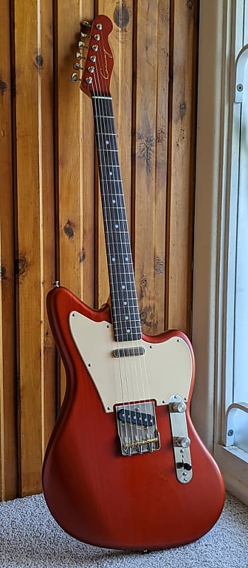 Conway Guitars Telemaster Jazzcaster 2021 Burnt | Reverb Australia