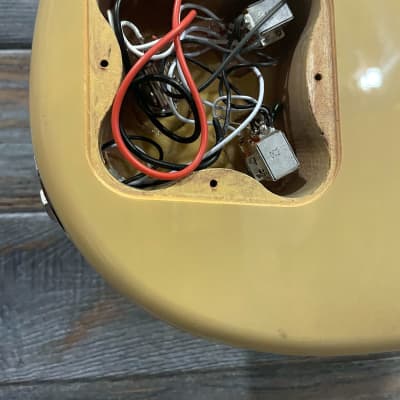 Squier Paranormal Strat-O-Sonic P90 pickups and wiring | Reverb