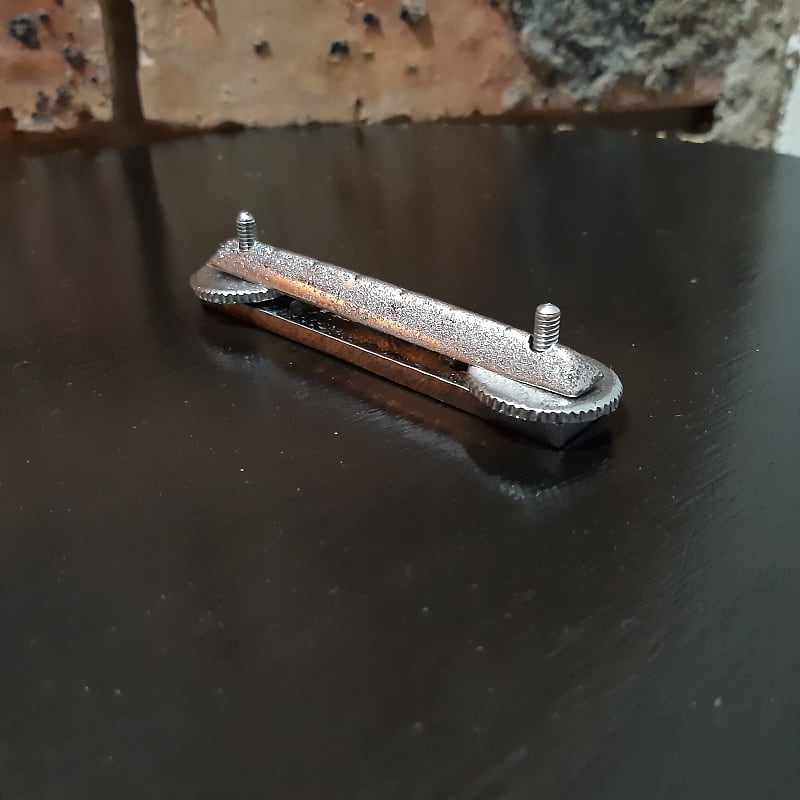 Teisco Solid - Body Bridge Circa. 1960's - Chrome | Reverb