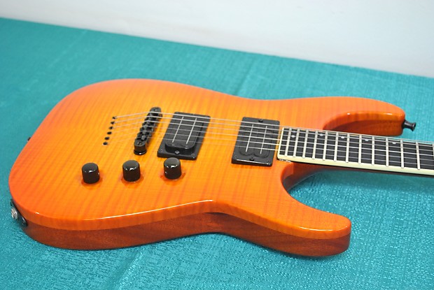 Jackson Custom Shop Soloist USA Reverse Headstock Neck Thru | Reverb