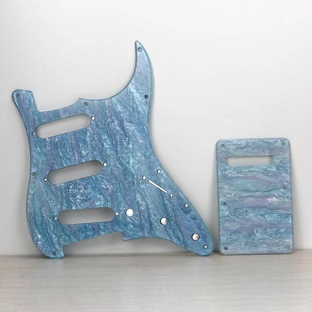 Cool Pickguards - Blue Shell Color | Reverb
