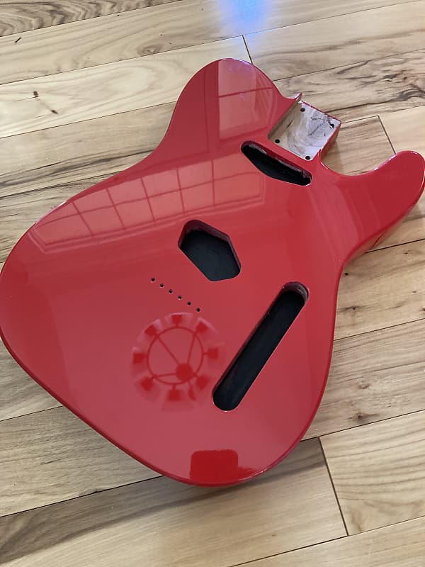 Tele Style Body, Gloss Fiesta Red | Reverb