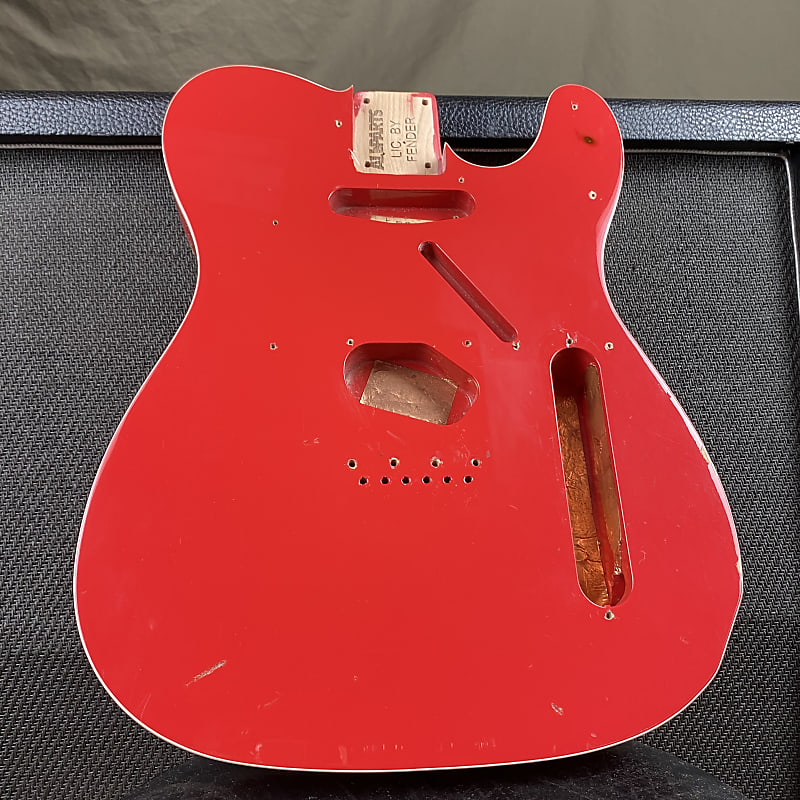 Allparts Fender Licensed Telecaster Bound Body 62 Custom Tele | Reverb