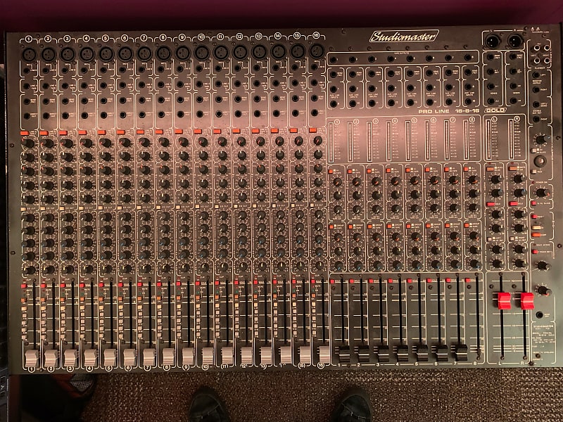 Studiomaster 16-8-16 Gold 1990s Mixer | Reverb
