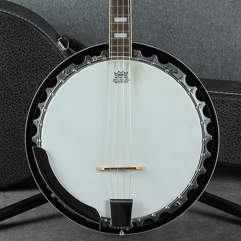 Samick 4 String Banjo - Hard Case - 2nd Hand | Reverb