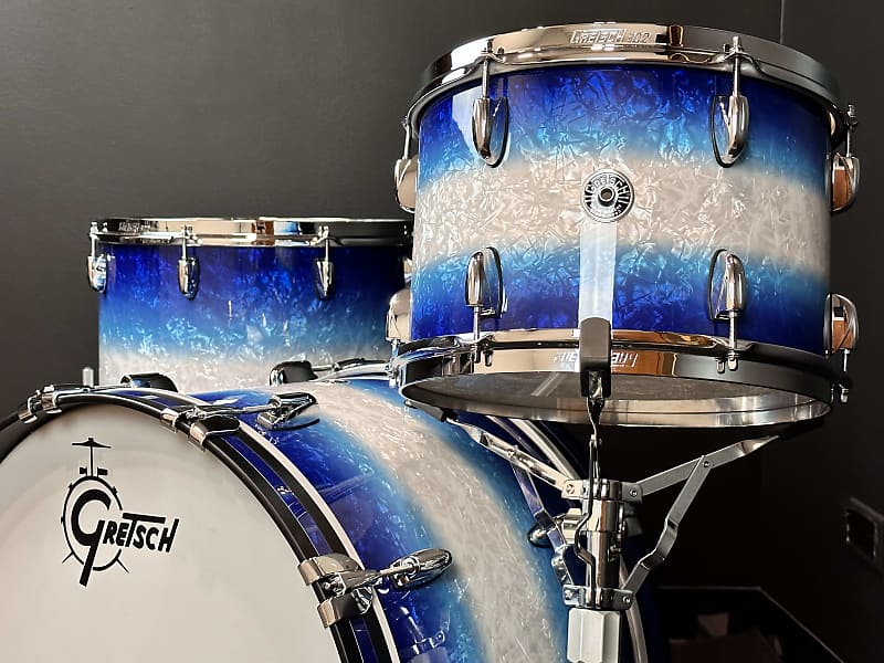 Gretsch 20/12/14" Brooklyn Drum Set - Blue Burst Pearl | Reverb