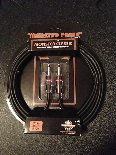 Brand New Monster 21' Straight to Straight Instrument Cable | Reverb