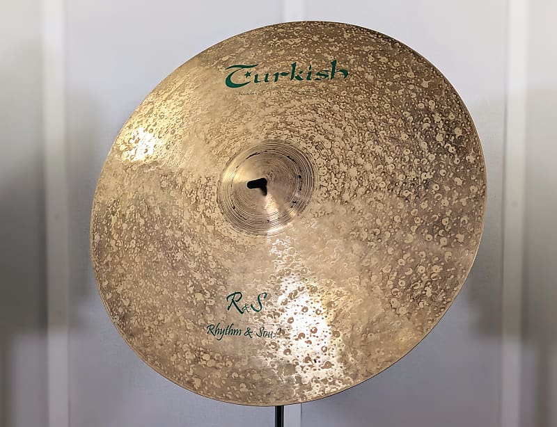 Turkish 22" Rhythm & Soul ride (2414g) handcrafted VIDEO | Reverb