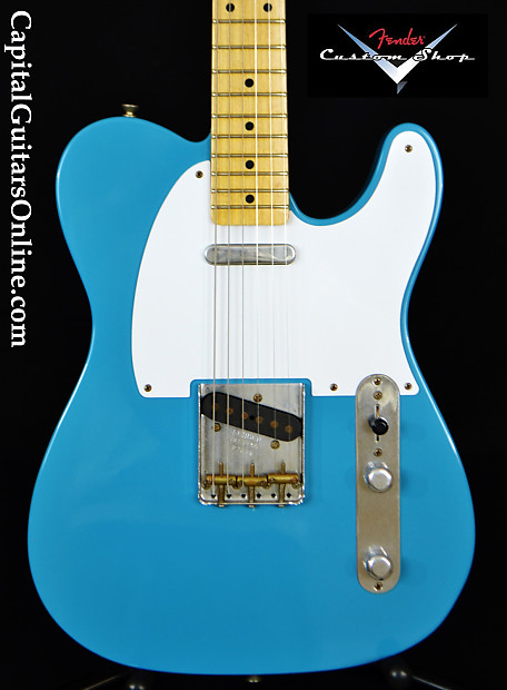 Fender CS '54 Light Relic Telecaster 2008 Taos Turquoise | Reverb