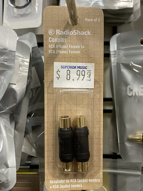 Radio Shack RCA COUPLER female to same | Reverb