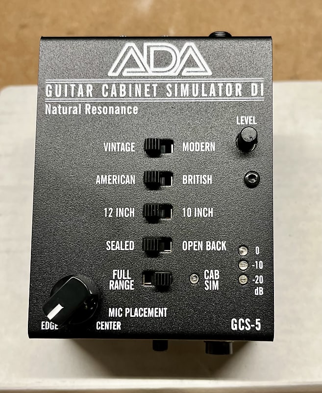 A/DA GCS-5 Guitar Cabinet Simulator & DI with Headphone and | Reverb
