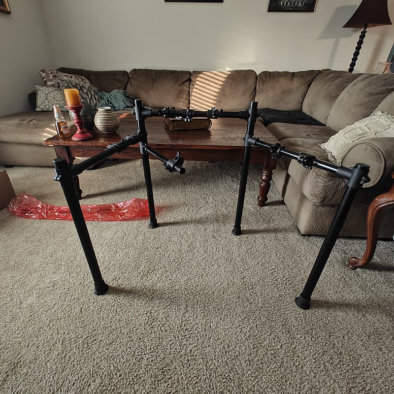 Electronic Drum Set Kit Stand Rack Frame with Clamps for | Reverb