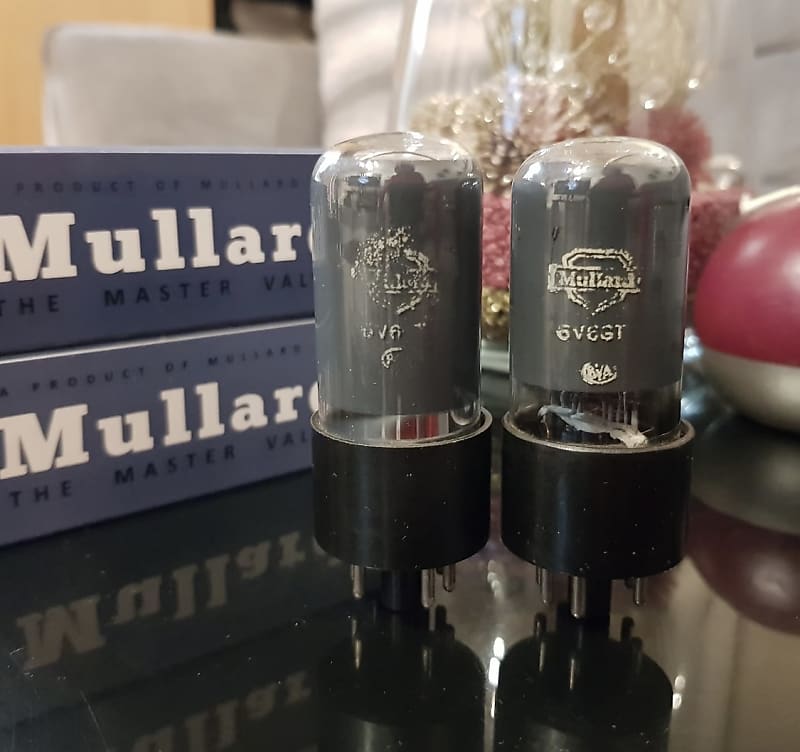 Mullard 6v6 tubes-Matched pair! | Reverb