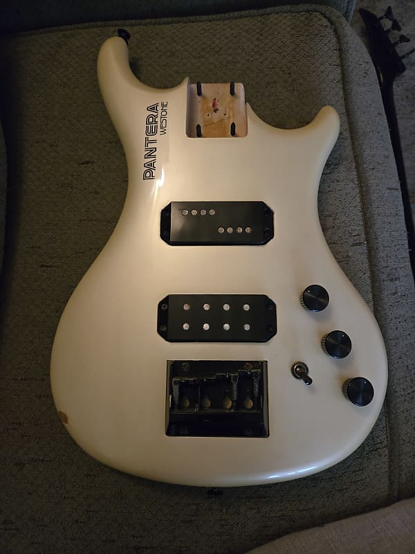 Westone Pantera X750 Pearl White Bass Body Loaded MIJ | Reverb