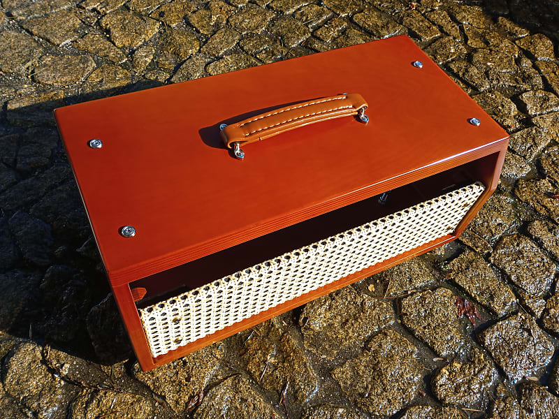 daRibeira head shell enclosure in amber birch wood for | Reverb Canada