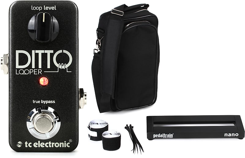 TC Electronic Ditto Looper Pedal Bundle with Pedaltrain Nano | Reverb