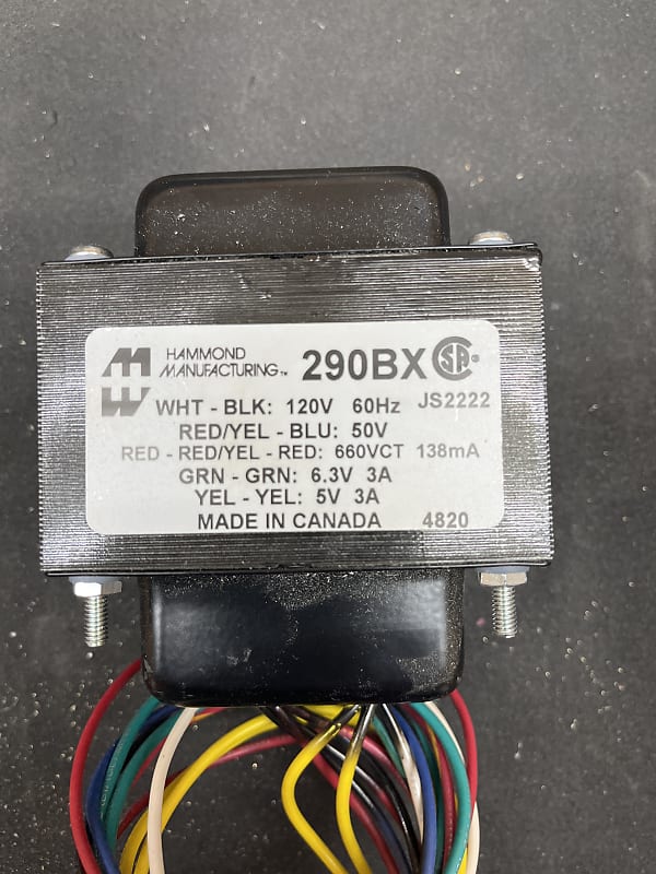 Hammond 290BX Fender Deluxe Reverb Power Transformer | Reverb