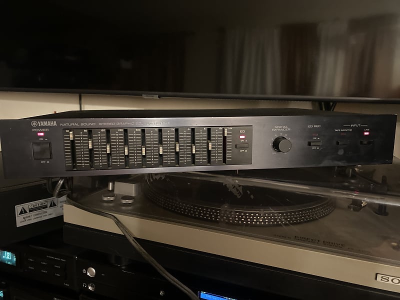 Yamaha equalizer Model GE5 1990s - Black | Reverb