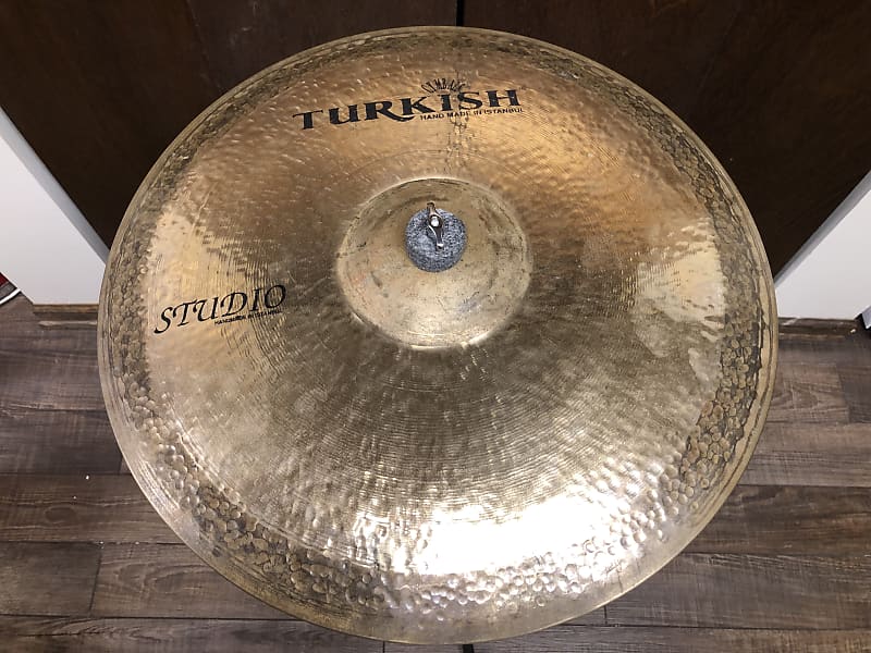 Turkish Studio 20” Ride Cymbal made in Istanbul Turkey 2400g | Reverb