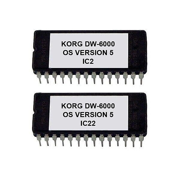 Korg DW-6000 Os Version 5 Firmware Update Upgrade Eprom | Reverb UK