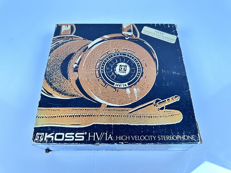 1981 KOSS HV/1A Professional Stereo Headphones | Reverb UK