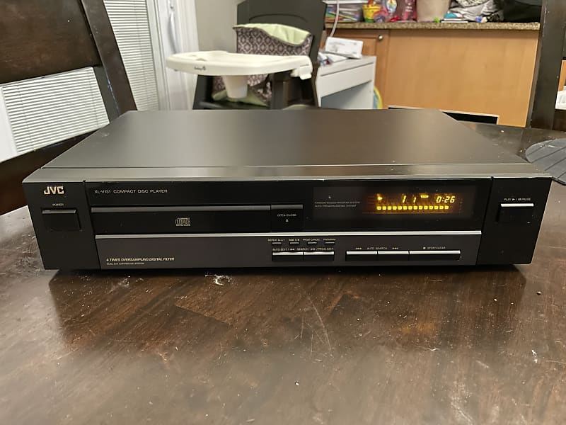 JVC XL-V131BK Single Disc CD Player HiFi Home Stereo Sound | Reverb
