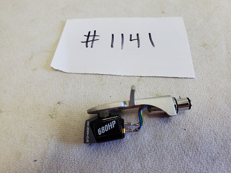 Stanton 680HP Turntable Cartridge & Headshell With Working | Reverb