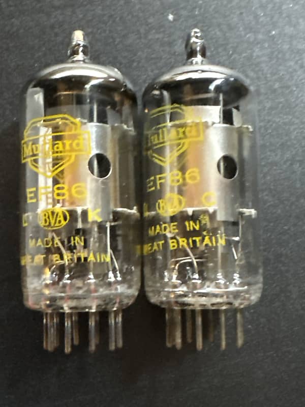 Mullard EF86 Matched Pair 1964 | Reverb