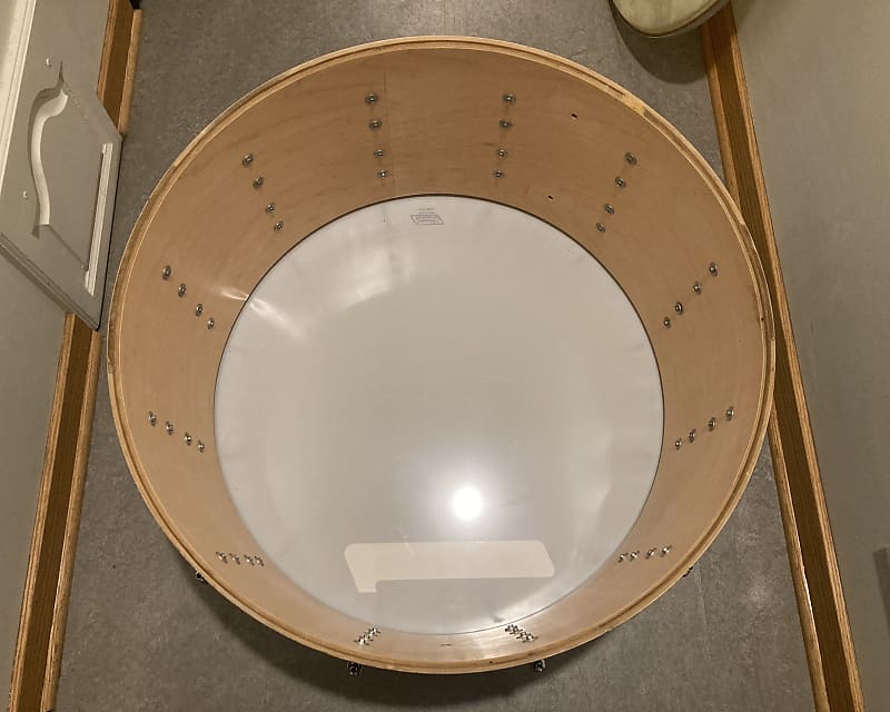 Ludwig 14x26” Bass Drum 1980s Chrome Over Wood Reverb