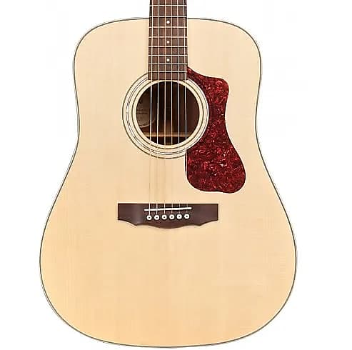 Guild D-140 Natural Acoustic Guitar Dreadnought | Reverb