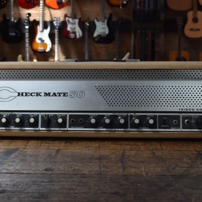 Teisco Checkmate 50 Tube Head 1960's | Reverb Australia