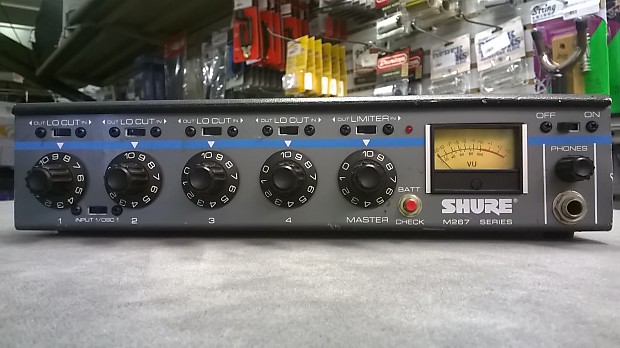 Shure 4 Channel Mic Mixer - Fully Tested | Reverb