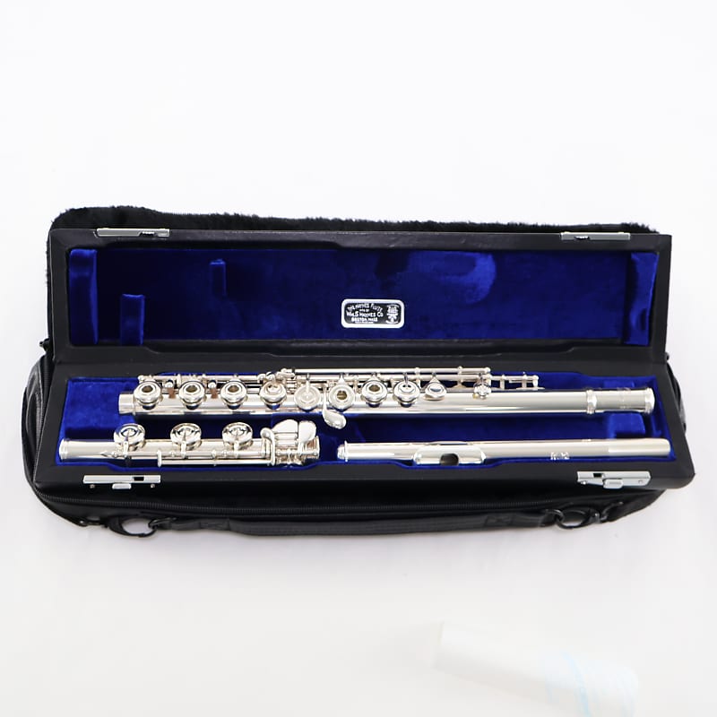 William S. Haynes Q4 Classic Handmade Solid Silver Flute SN | Reverb